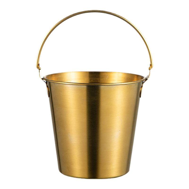 Portable Stainless Steel Ice Bucket - 700ml Bar Fruit Tea Bucket for ...
