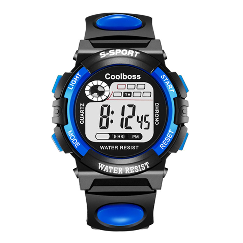 Coolboss Children's Digital Watch - Luminous Waterproof Sports Watch