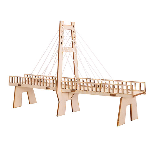 Student DIY Technology Kit - Cable-Stayed Bridge Model for Scientific ...