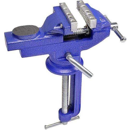Mytec 4 Cast Steel Bench Vise - Mini Table Vise for Woodworking