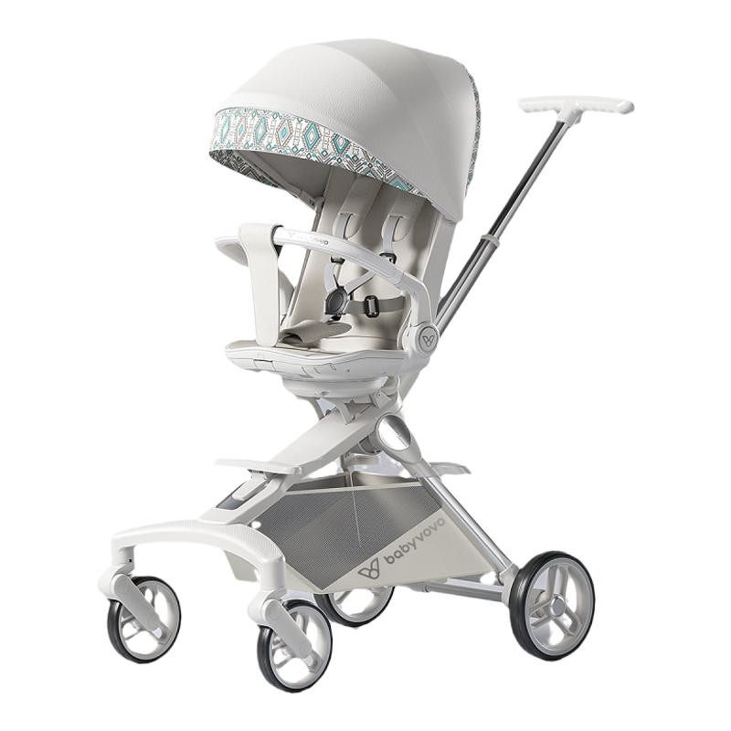 Babyvovo V9 Lightweight Folding Two-Way Baby Trolley