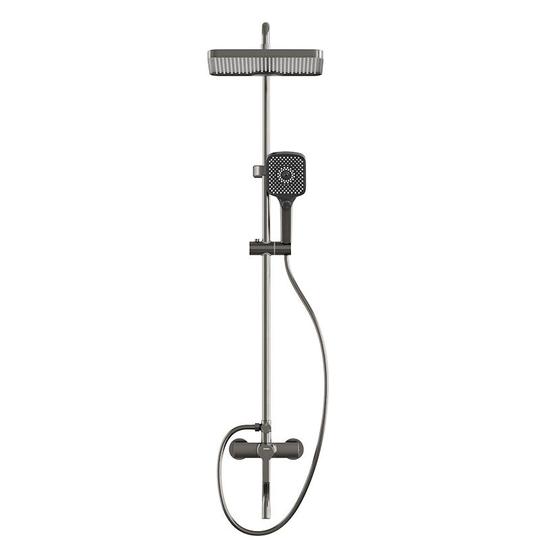 Ssww Bathroom Shower Set - Milky White - with Lift & Dual Control