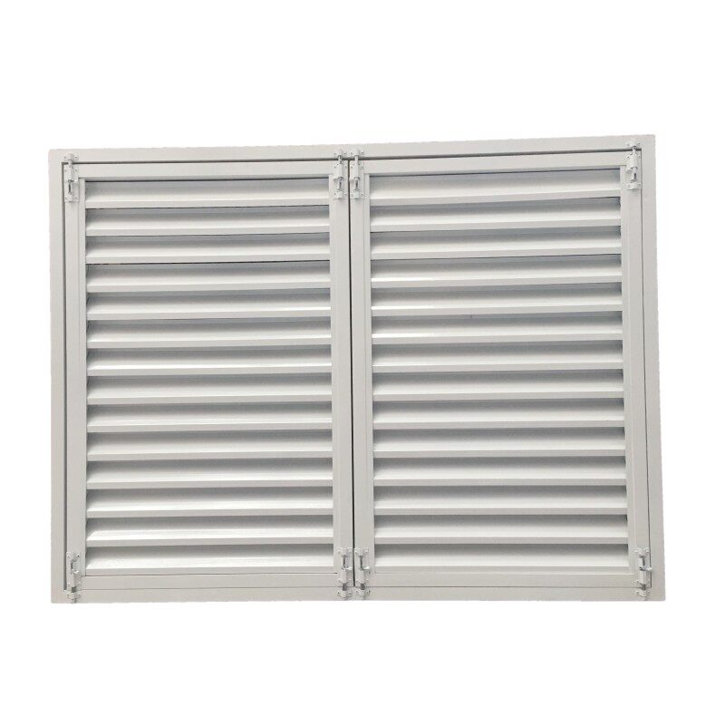 Custom-Made Aluminum Alloy Double Door Louver for Air Conditioning ...