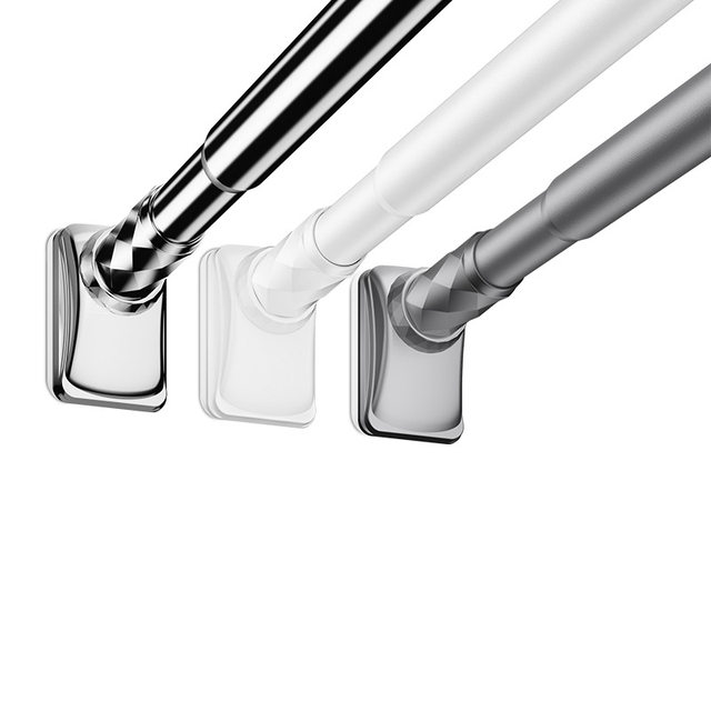 Telescopic clothes drying pole without punching for balcony household ...