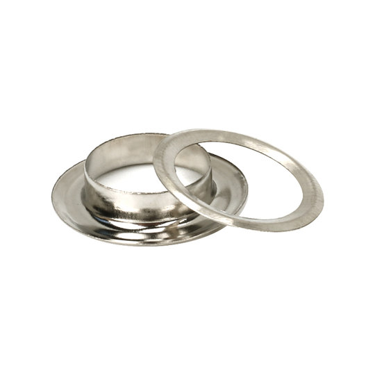 Iron Gas Eye Button - Silver White Eyelet Button with Hollow Rivet ...