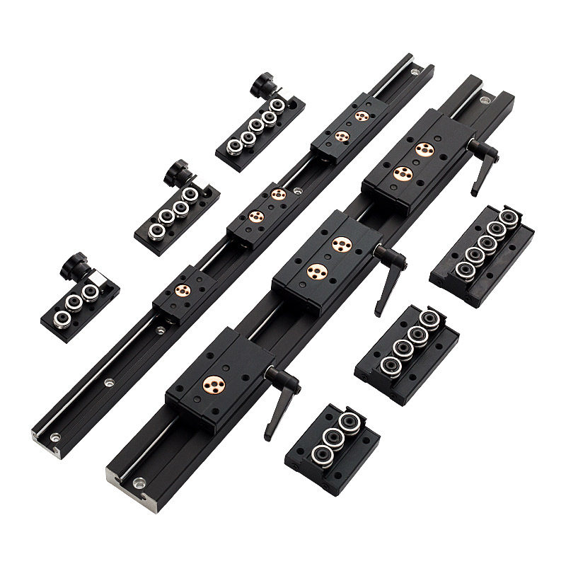 SGR10-25 Linear Guide Rail Slide Platform - Dual Axis Center Roller