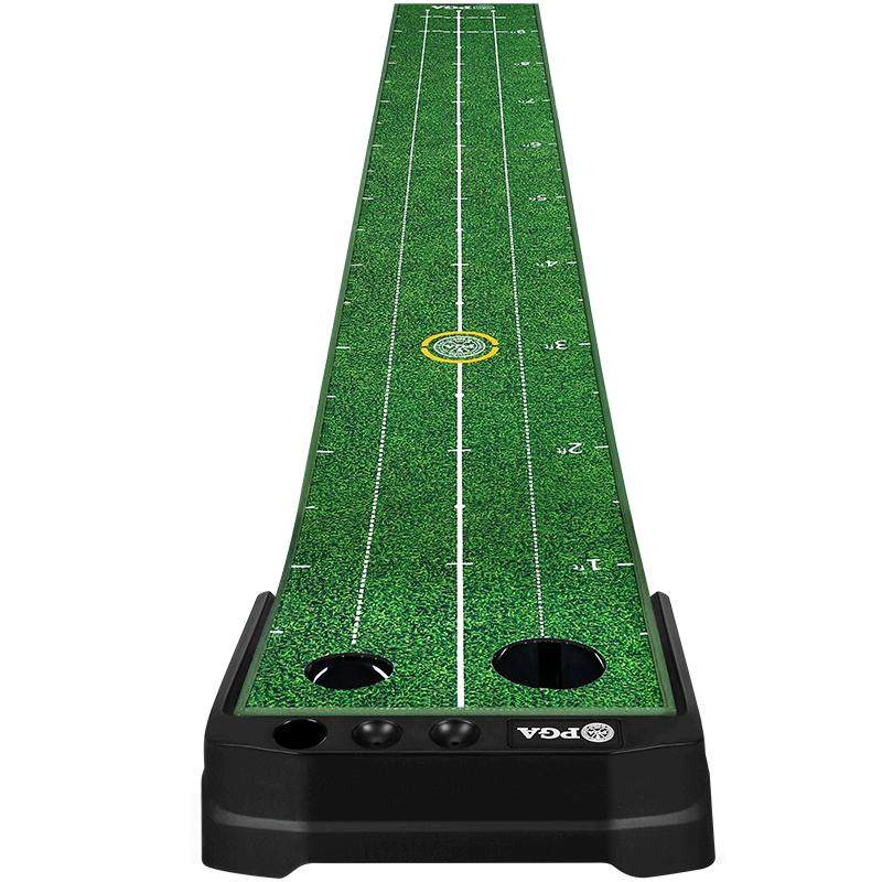 American PGA Indoor Golf Putting Trainer with Electric Ball Return ...