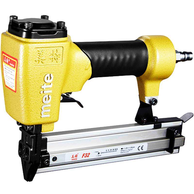 Meite Pneumatic Nail Gun F30 - Straight Nail Shooting for Woodworking ...