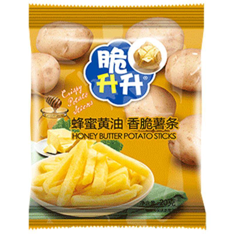 Crispy Liter French Fries - Honey Butter Original Potato Chips, 50 Pack ...