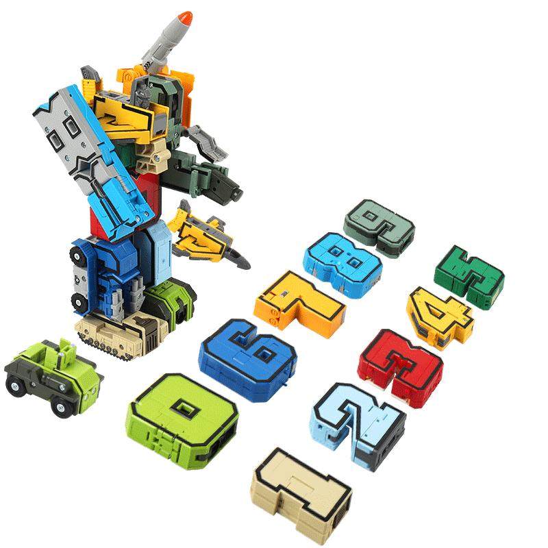 Digital Deformation Mathematics Puzzle Car Toy - Assembling ...