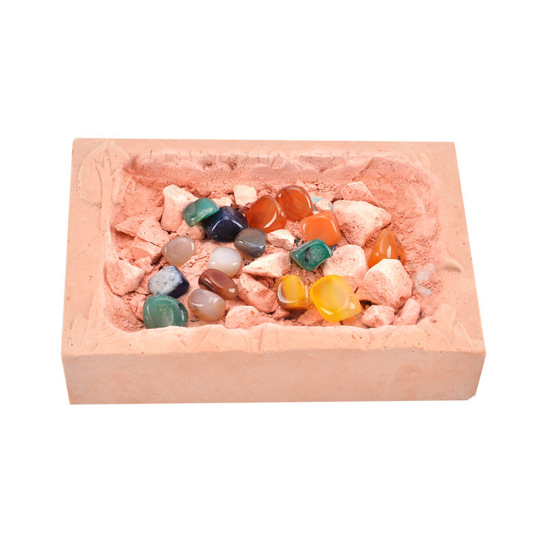 Archaeological Luminous Gemstone Fossil Mining Toy for Kids