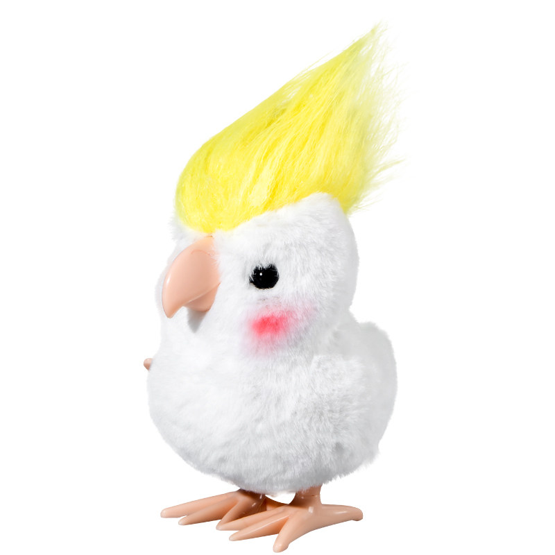 Crazy Hairstyle Parrot Bird Plush Toy Mini Simulation Pet Without ...