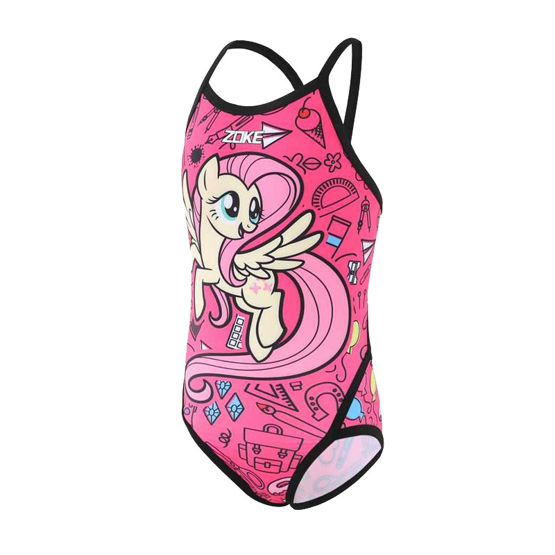 Zoke 여아 수영복 - 귀여운 만화 원피스 수영복