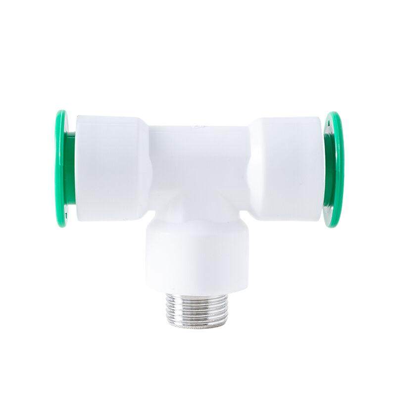 4 Point PPR Quick Connector - Straight Plug - Hot Melt PVC Pipe Fitting