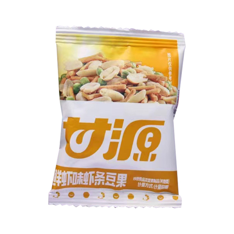 Ganyuan Shrimp Flavored Shrimp Strips & Bean Fruit - 500g Snack Pack