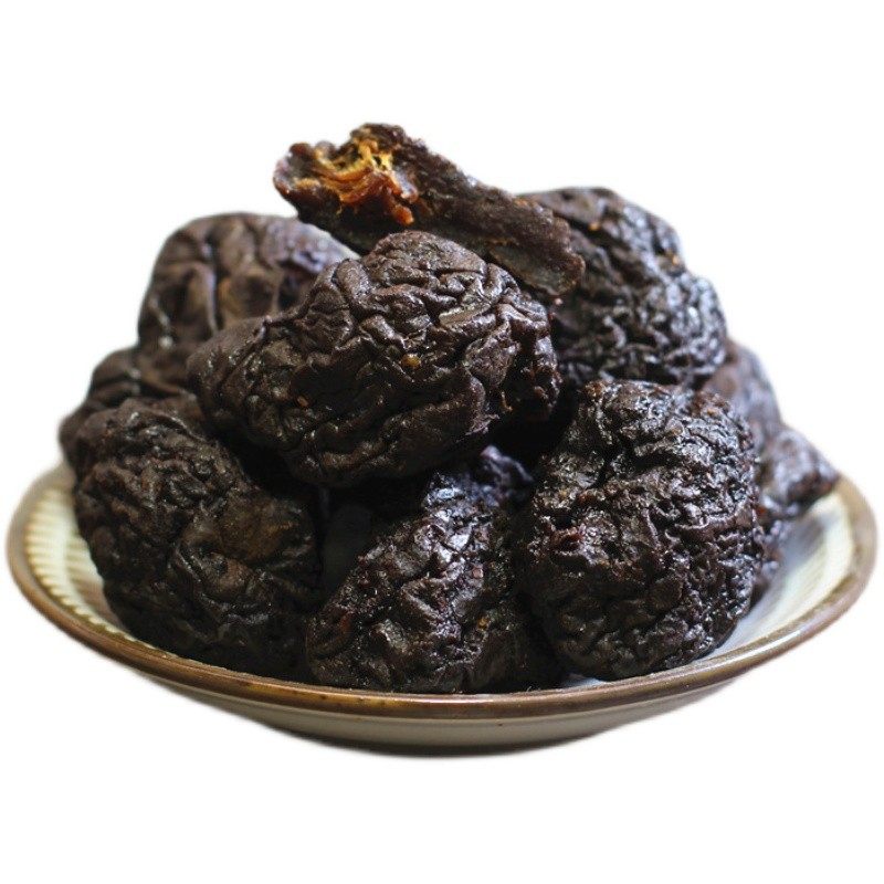 Plum Kering Hitam 250g - Camilan Manis & Asam Khas Deqing