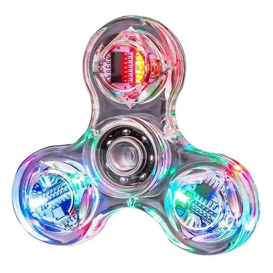 EDC Fingertip Gyro Toy | Luminous Colorful Rotation Advanced Version ...