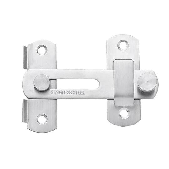 304 Stainless Steel Lock for Sliding Wooden Doors with Anti-Theft Latch