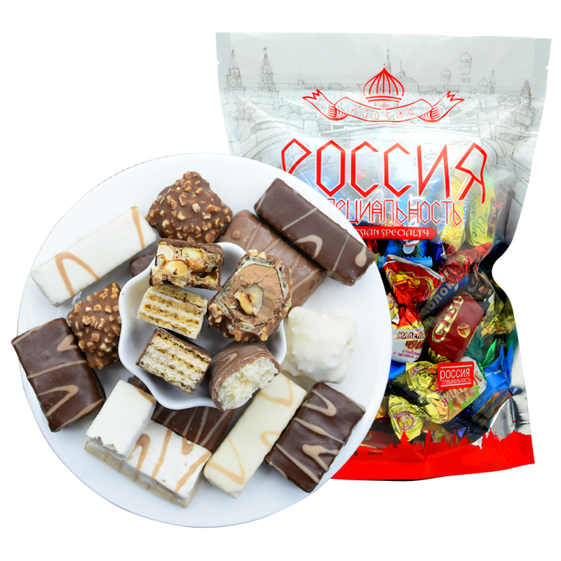 Slavská smíšená čokoládová bonboniéra - 1000g balení - Ruský import