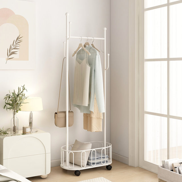 Sulip coat rack home bedroom floor-standing creative vertical clothes ...