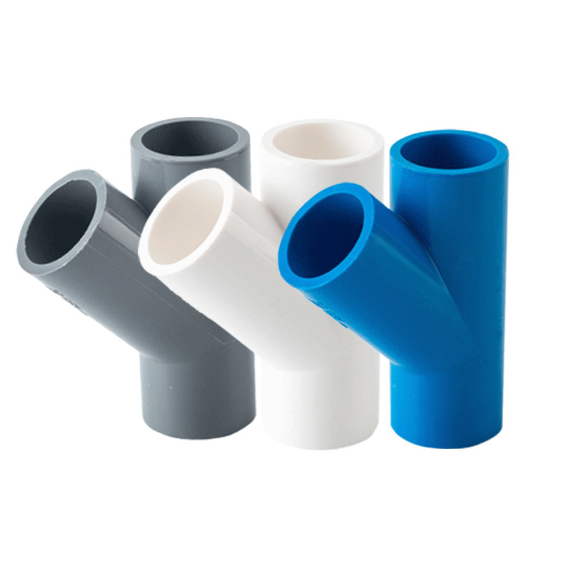 Top Built PVC 45-Degree Tee Fitting - 40mm Water Pipe Connector