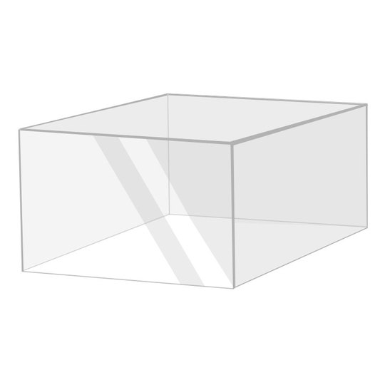 Custom Acrylic Display Box - 5-Sided Transparent Cover