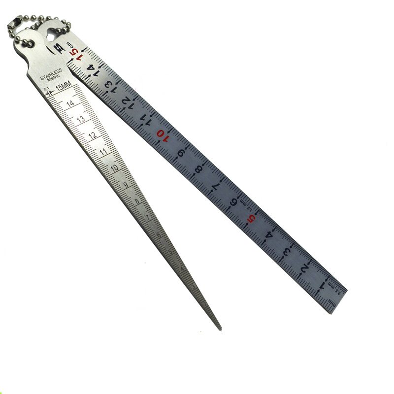 Stainless Steel Gap Ruler Conical Feeler Gauge High Precision 1-15mm ...