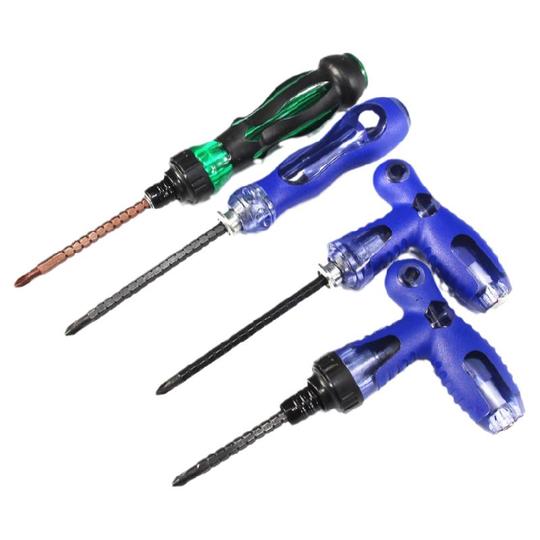 B Phillips Ratchet Screwdriver Set - Telescopic Magnetic Extension