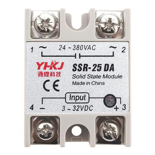 Single-phase solid state ssr-25da (25a) relay | Ckctinner Relay