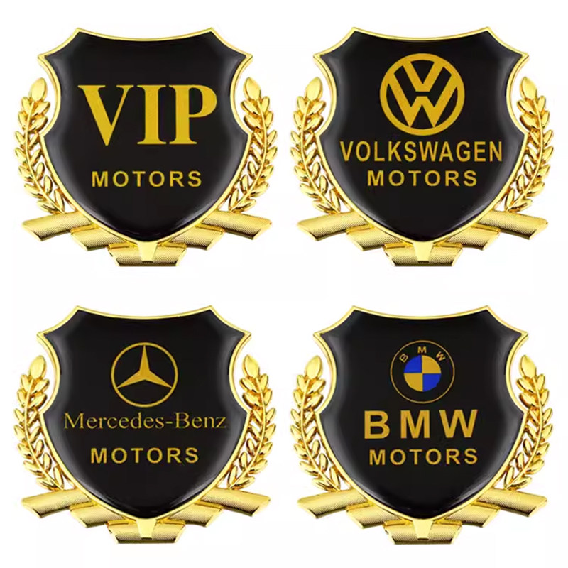 Samolepka na auto Volkswagen - 3D kovové boční logo - Shuyu