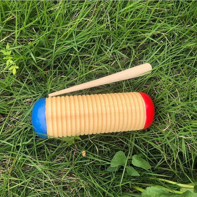Scratching frog, Orff musical instrument, oak sand horn, children's ...