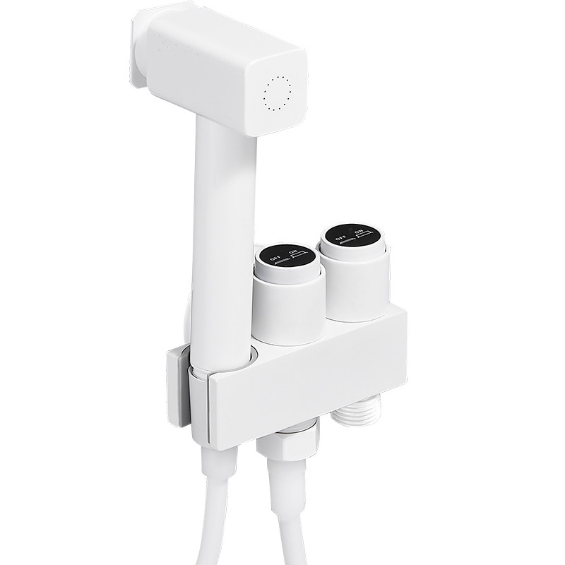 Cream Wind Toilet Flushing Spray Gun - All Copper Bathroom Supercharged ...