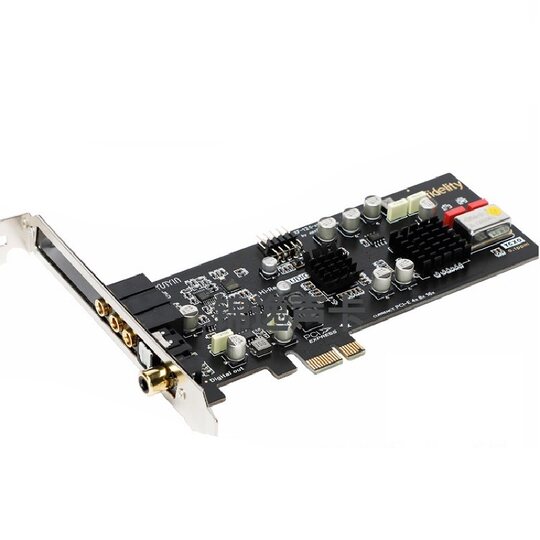 Gaming Audio Card PCIe Sound Card With Opticals Coaxial Digital Support ...