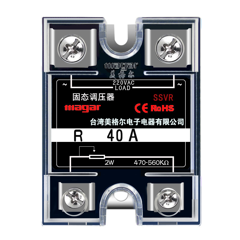 Taiwan Zhite 220V Single-Phase Voltage Regulating Solid State Relay ...