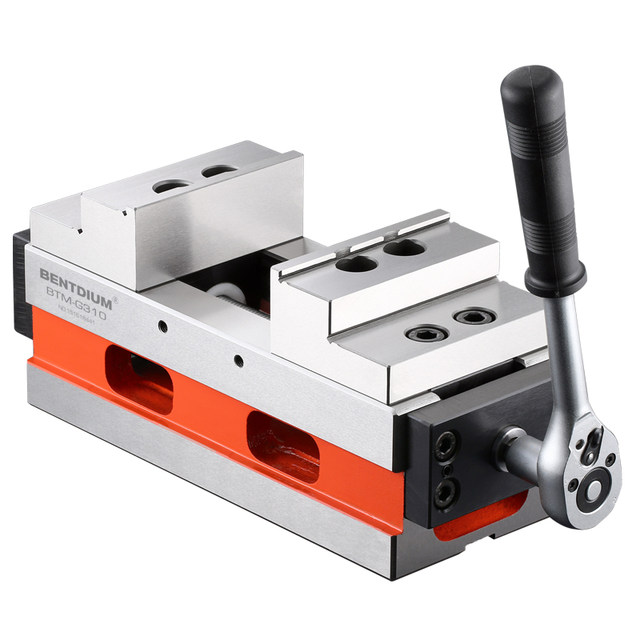 Self-centering vise, high-precision five-axis concentric clamp, flat ...