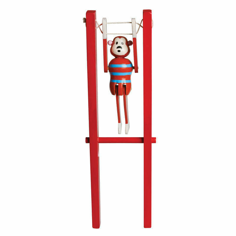 Wooden Acrobatic Monkey Gymnastics Decompression Toy