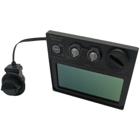 Adjustable True Color Dual LCD Solar Auto-Darkening Lens Welding Helmet ...