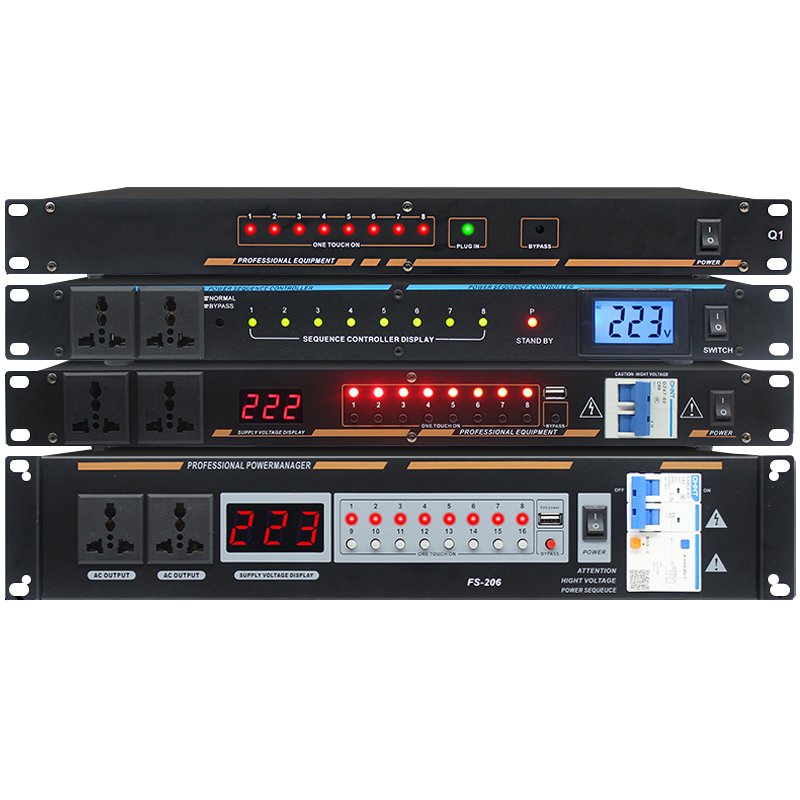 Oupak 8/10 Channel Audio Power Sequencer Controller