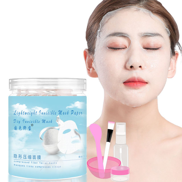 Compressed mask paper Silk ultra -thin one -time 100 -grain water ...