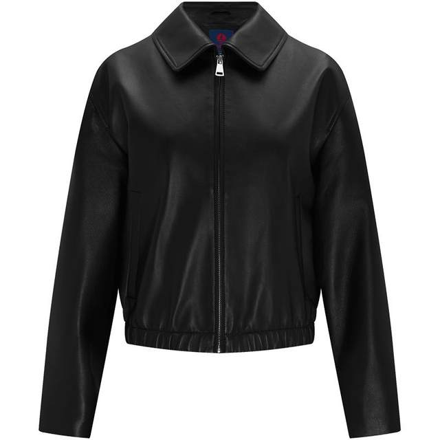 [Sheepskin] Navigare Italian small sailing short leather jacket women's ...