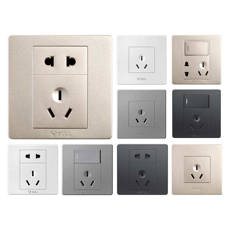 Bull 16A Five-Hole Socket - Water Heater and Air Conditioner Special ...