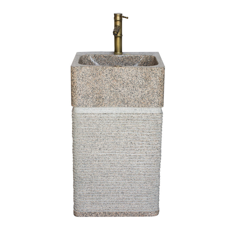 Lavabo de piedra para patio al aire libre - lavabo de pedestal ...