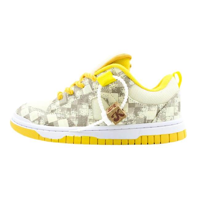 Niche sneakers men's autumn 2024 yellow puff noodle shoes versatile ...