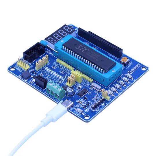 Programlama eğitimi ile qingxiang 51/avr mikrodenetleyici geliştirme kartı