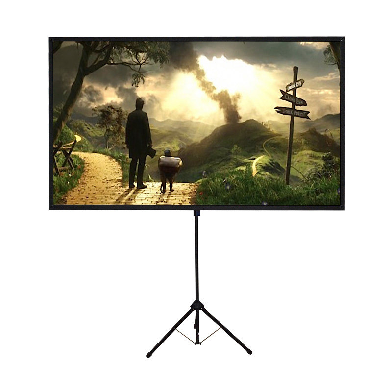 Portable 100 Inch Projection Screen for Home and Outdoor Use