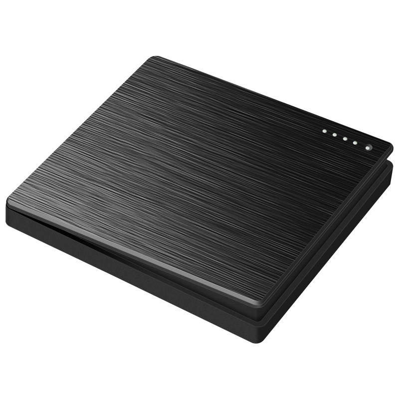 Ouben Concealed 86 Type Frameless Wall Switch Socket | Black | One Open ...