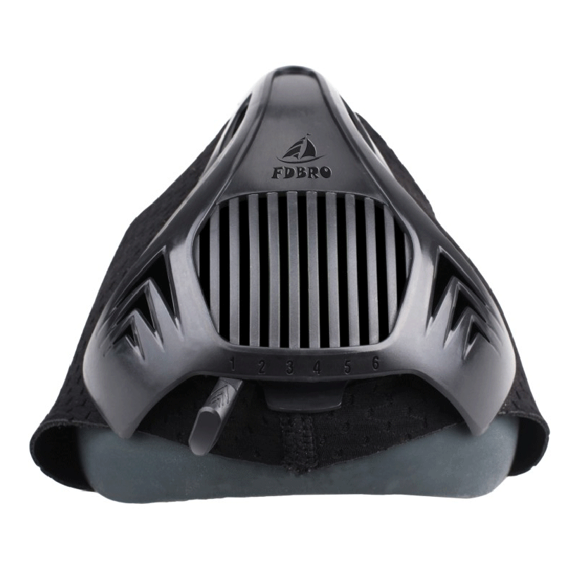 Oxygen Barrier Mask for Fitness Running Training Breathing Control
