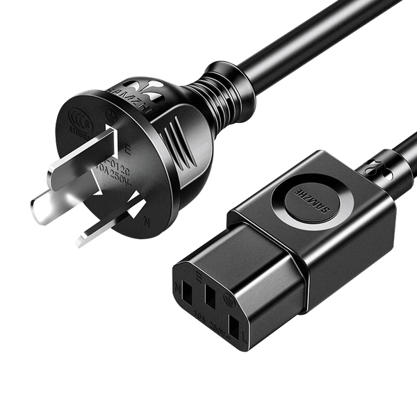 Shanze Computer Host National Standard Power Cord - Three-Prong Pure ...