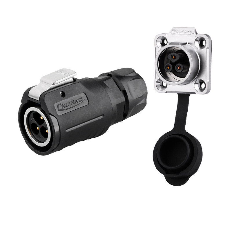 Lingke Aviation Plug Socket with LED Display