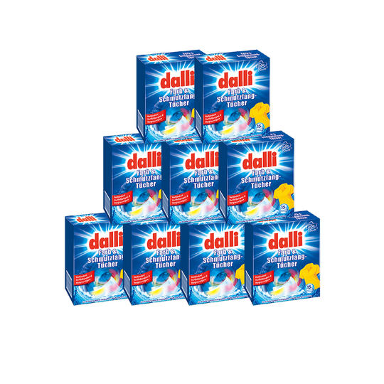 Dalli Germany Anti-Dye Laundry Tablets - Color Absorbing Sheets (150 Count)